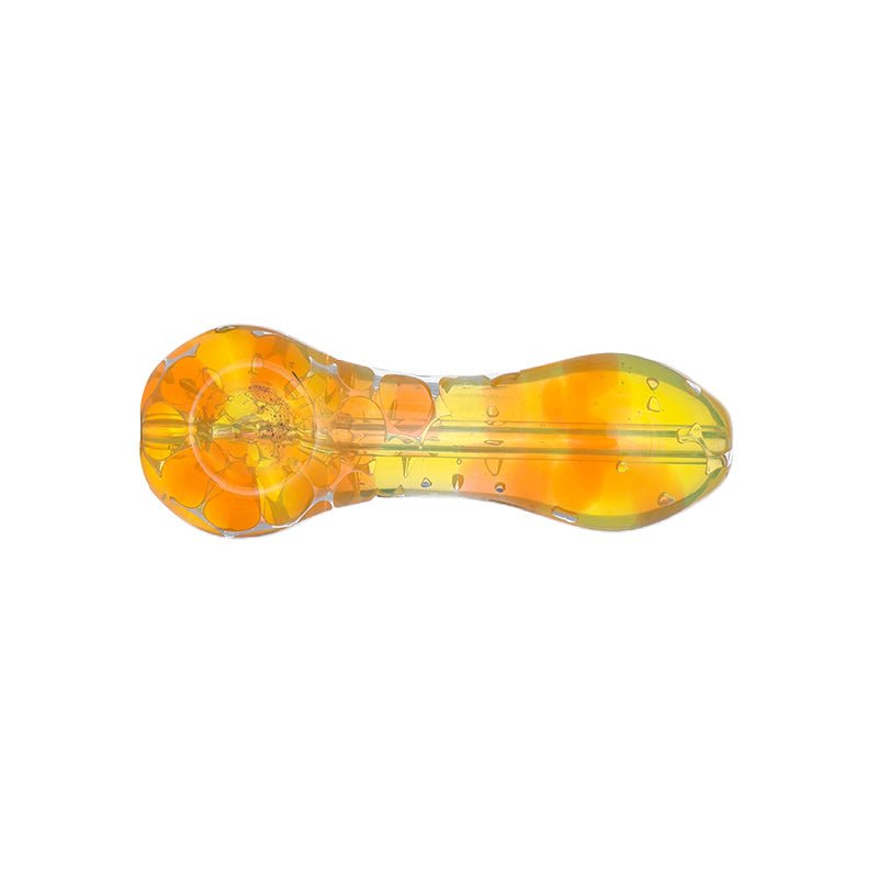Light Orange Solid Glass Smoking Pipe - Greenhut - NZ