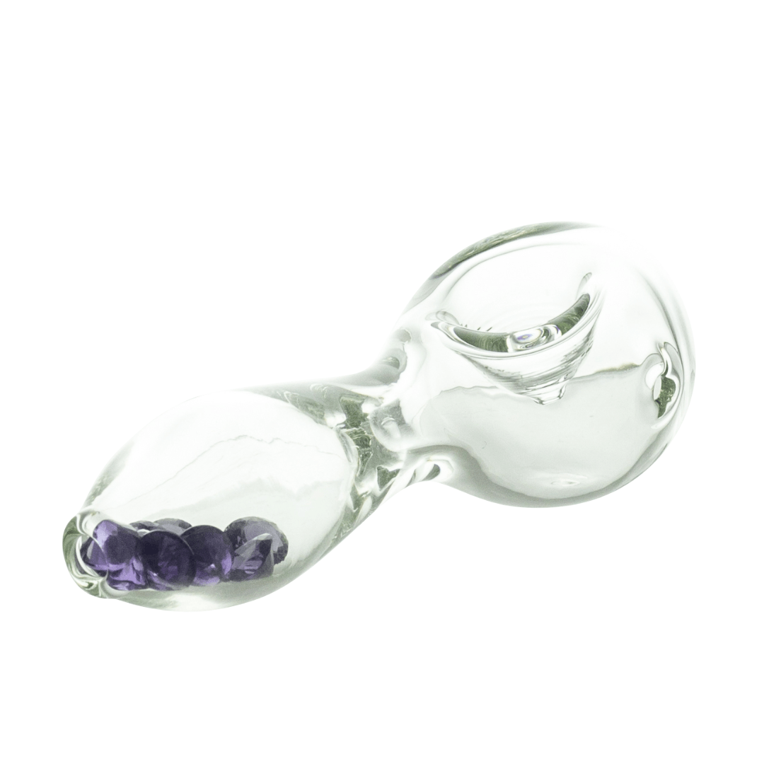 Glass Smoking Pipe with Pebbles - Greenhut - NZ