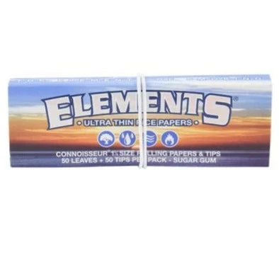 Elements Papers Connoisseur 1¼ + Tips - Greenhut - NZ