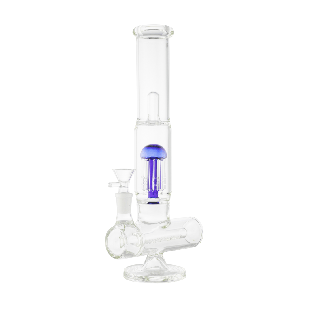 Six Arms Tree Double Percolator Waterpipe 30cm - Greenhut - NZ