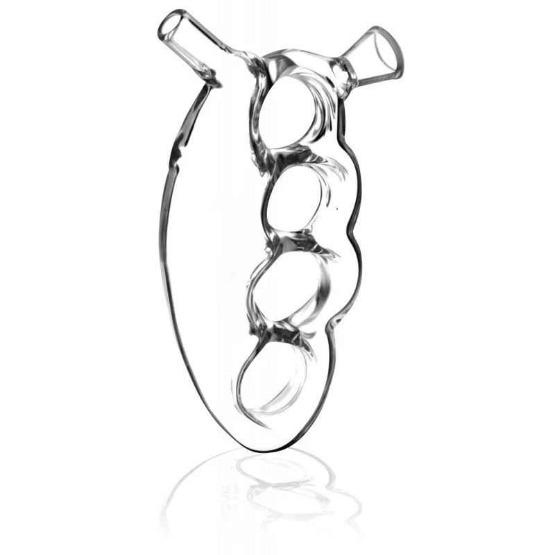 Acrylic Knuckle Bubbler Cone Holder Pipe