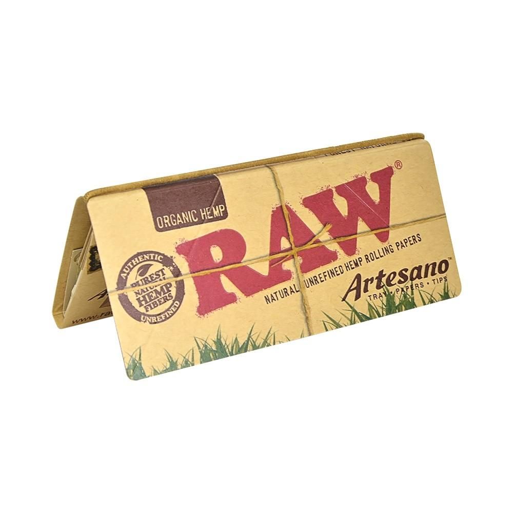 RAW Organic Artesano King Size Slim + Tips - Greenhut - NZ