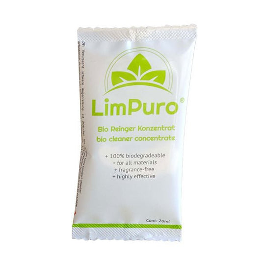 LimPuro Water Pipe Bio Cleaner Concentrate Sachet 20ml - Greenhut - NZ